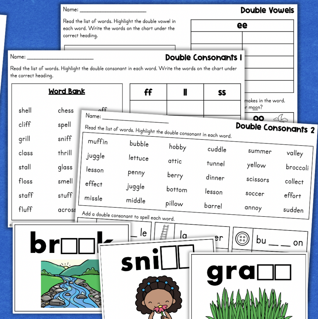 Little Red Riding Hood Double Consonants & Vowels Decodable Reader ...