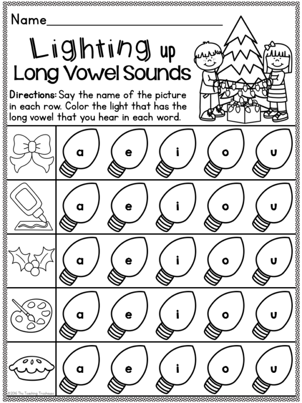 Christmas Kindergarten Pack, No Prep, CCSS Aligned | Made By Teachers