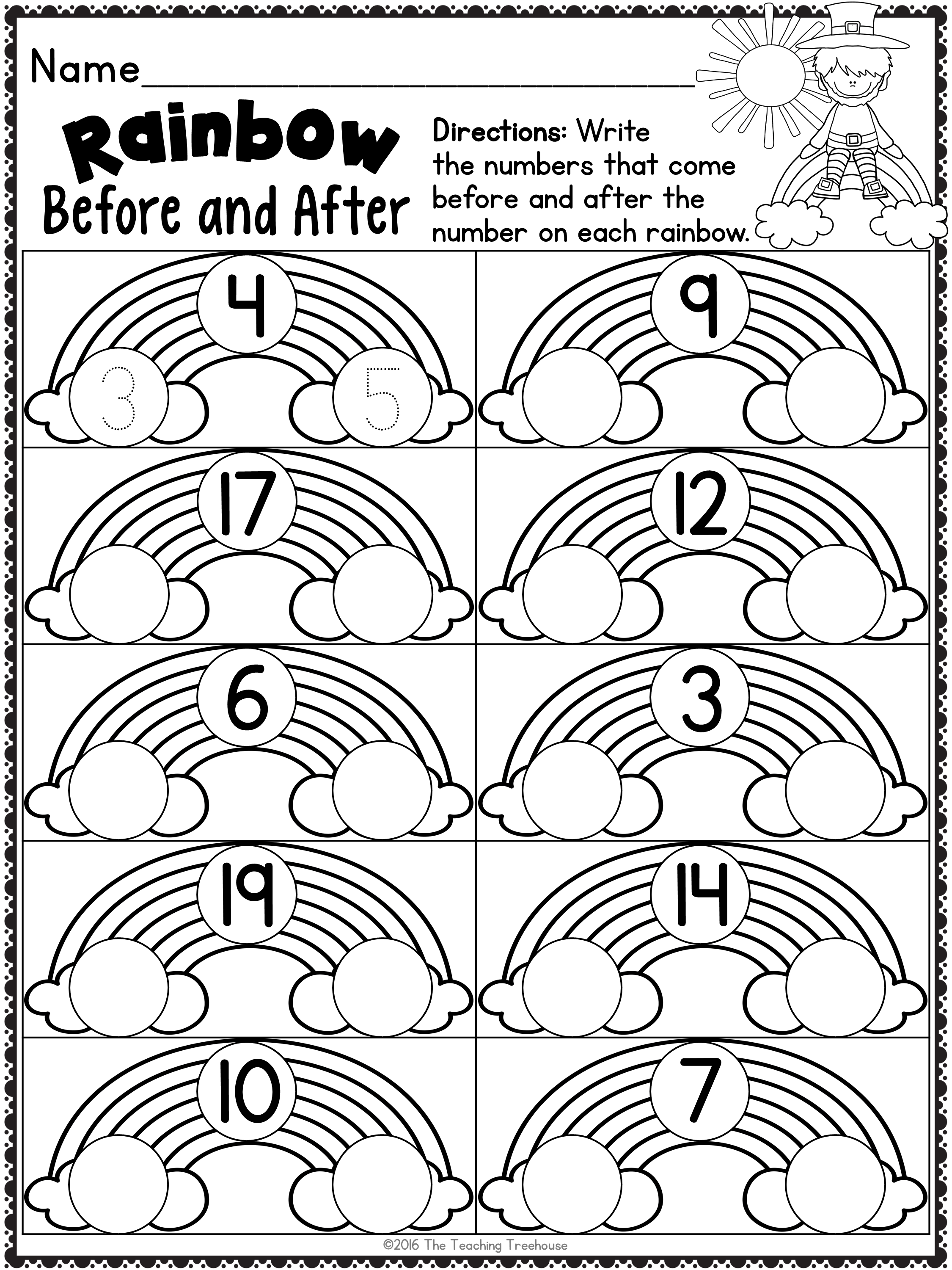 St. Patrick's Kindergarten Pack, No Prep, CCSS Aligned | Made By Teachers