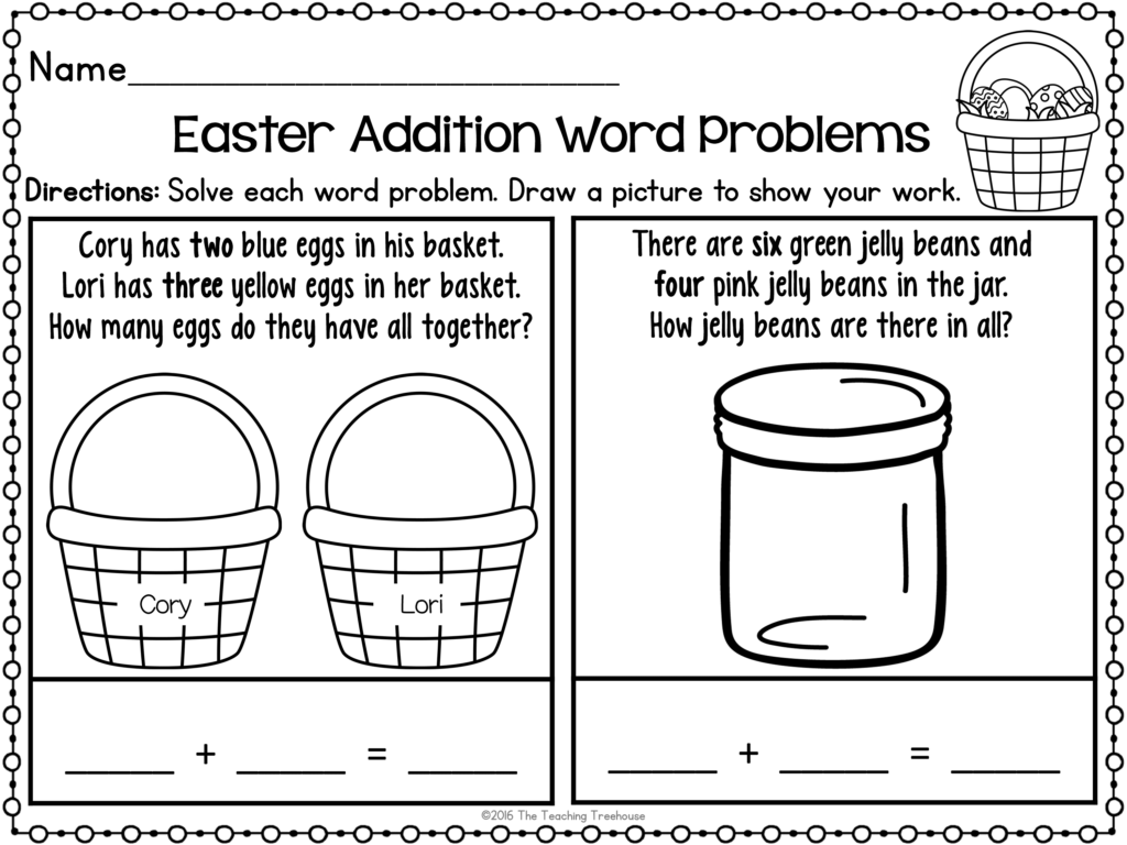Easter Kindergarten Pack, No Prep, CCSS Aligned | Made By Teachers