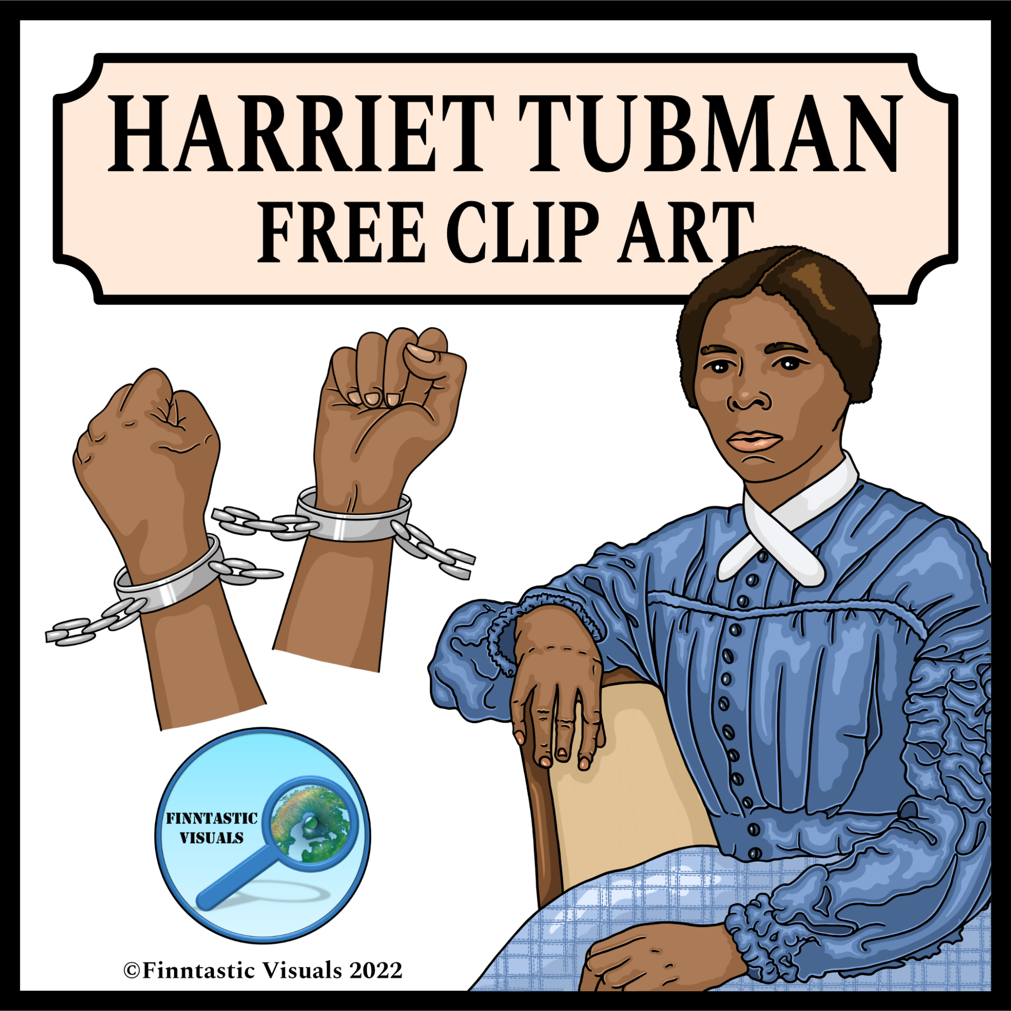 FREE Harriet Tubman Clip Art | Made By Teachers
