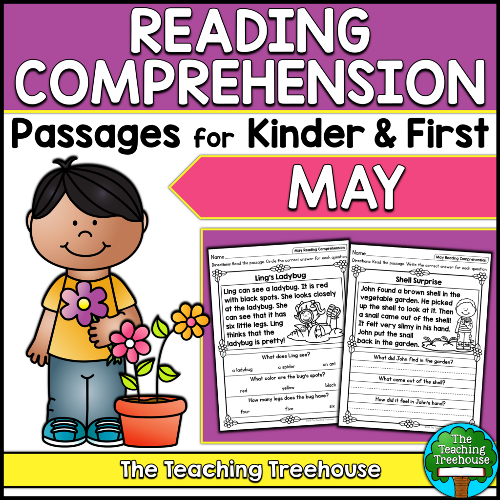 May Reading Comprehension Passages for Kindergarten and First Grade ...