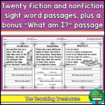 May Reading Comprehension Passages for Kindergarten and First Grade ...