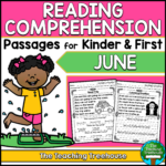 June Reading Comprehension Passages for Kindergarten and First Grade ...