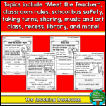 August Reading Comprehension Passages for Kindergarten and First Grade ...