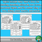 January Reading Comprehension Passages for Kindergarten and First Grade ...