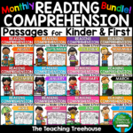 Monthly Reading Comprehension Passages for Kindergarten and First ...