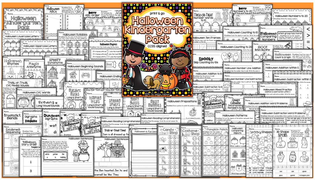 Holiday Kindergarten Pack Bundle, No Prep, CCSS Aligned | Made By Teachers