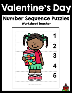 Valentine’s Day Number Sequence Puzzles - Made By Teachers