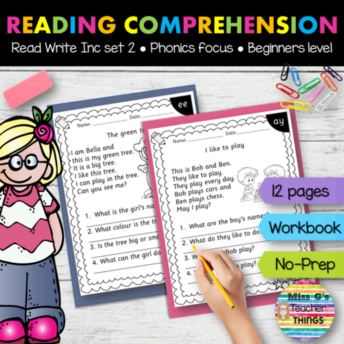 Reading Comprehension Book - RWI Set 2 phonics - Sounds and Stories ...