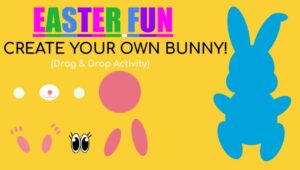 Easter Bunny Freebie Activity - Kids Drag and Drop Activity ...