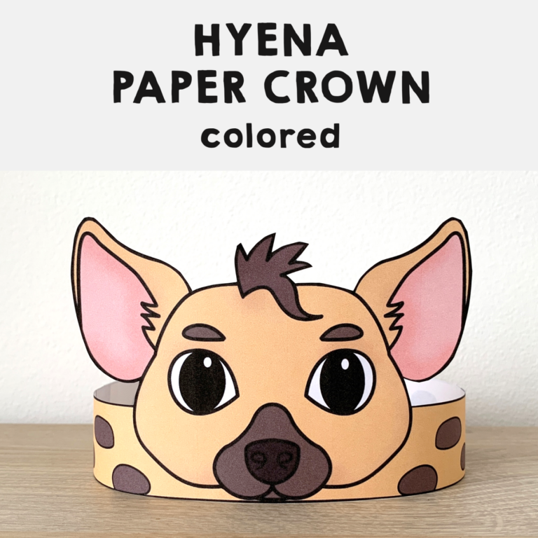 Deer Paper Crown Printable Coloring Craft - Made By Teachers