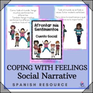 SPANISH VERSION - Coping with Feelings Social Story | Made By Teachers
