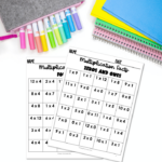 Multiplication Facts Fluency Practice Worksheets | Multiply 0 to 12 ...