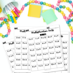 Multiplication Facts Fluency Practice Worksheets | Multiply 0 to 12 ...