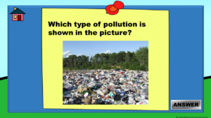 Land Water Noise and Air Pollution Jeopardy Game | Made By Teachers