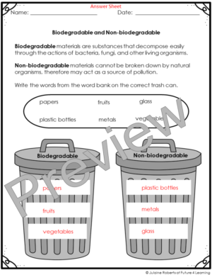 Pollution Worksheets Water Air Land Noise - Made By Teachers