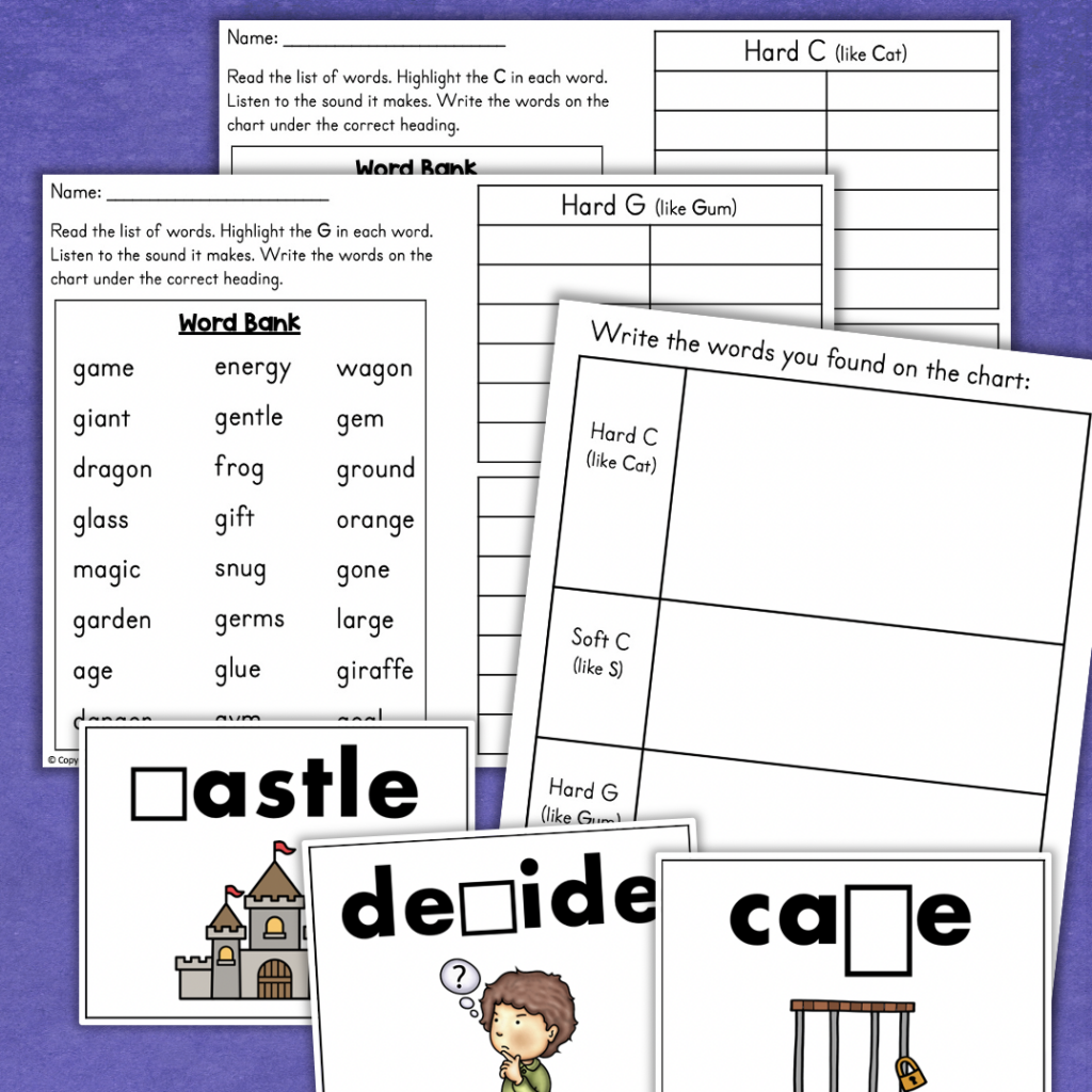 Hansel & Gretel Hard and Soft C & G Decodable Reader & Worksheets ...