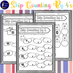Skip Counting by 4's Worksheets - Made By Teachers