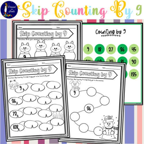 Skip Counting by 9 Worksheets | Made By Teachers