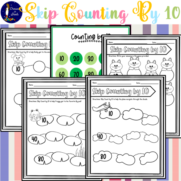 Skip Counting by 10 Worksheets - Made By Teachers