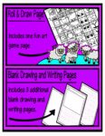 Lamb Roll and Draw Spring and Easter Printable Art Game Activity | Made ...