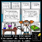 How to draw a science lab with draw and write printable pages | Made By ...