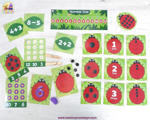 Ladybug Early Math Games & Activities Pack - 10 Games in 1! - Made By ...