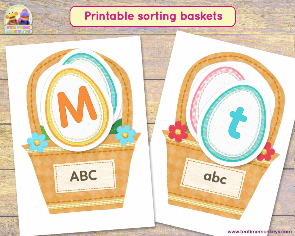 LETTER MATCHING Easter Egg Cards: Beginning Sounds - Made By Teachers