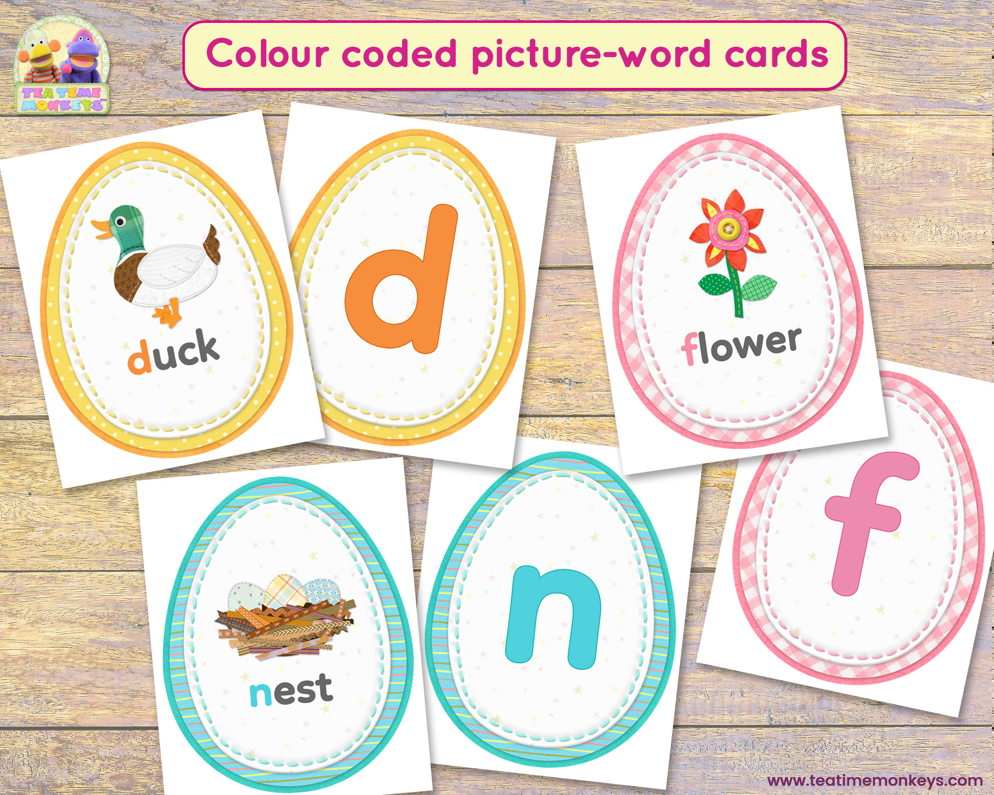 Spring Themed Easter Egg Matching Cards - BUNDLE | Made By Teachers