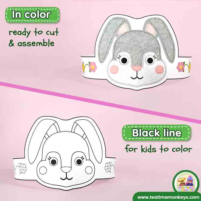 BUNNY HEADBAND - Spring Craft | Made By Teachers