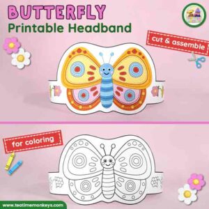 BUTTERFLY HEADBAND - Spring Craft - Made By Teachers