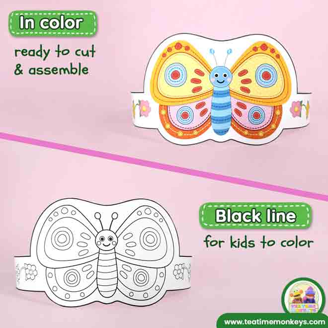 BUTTERFLY HEADBAND - Spring Craft - Made By Teachers