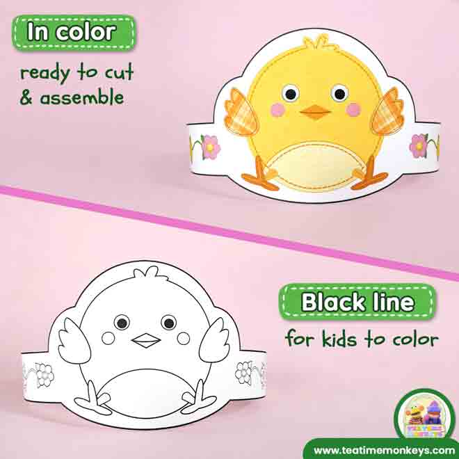 CHICK HEADBAND - Spring Craft | Made By Teachers
