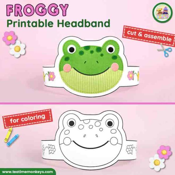 FROG HEADBAND - Spring Craft - Made By Teachers