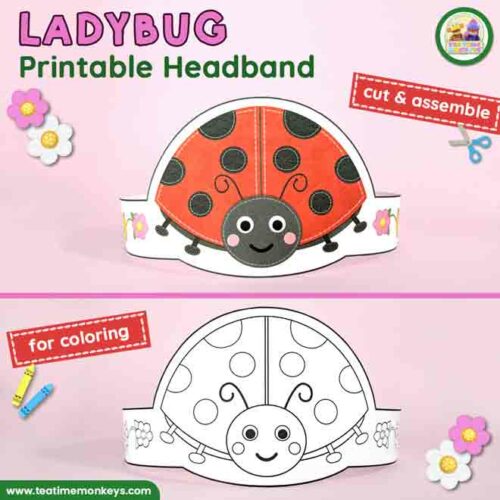 LADYBUG HEADBAND - Spring Craft | Made By Teachers