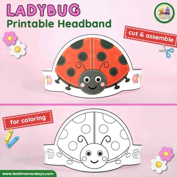 LADYBUG HEADBAND - Spring Craft | Made By Teachers