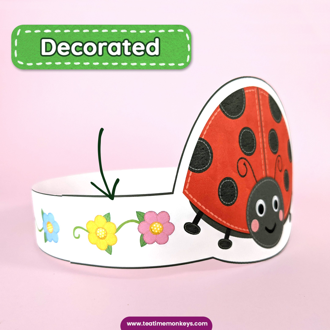 LADYBUG HEADBAND - Spring Craft | Made By Teachers