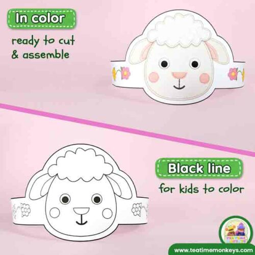 LAMB HEADBAND - Spring Craft - Made By Teachers
