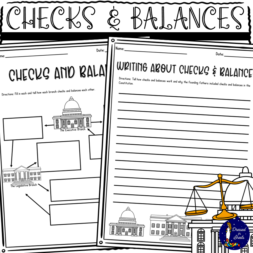 Checks and Balances Worksheets - Made By Teachers