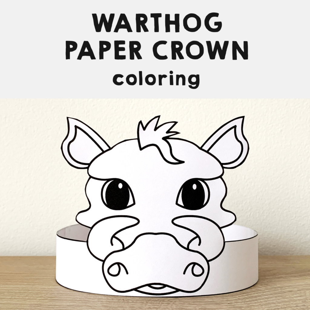 Police Hat Paper Crown Printable Coloring Craft - Made By Teachers