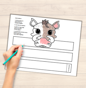 Warthog Paper Crowns Printable Africa Animal Coloring Craft | Made By ...