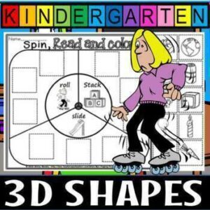 Roll Stack or Slide 3D Shapes | Made By Teachers