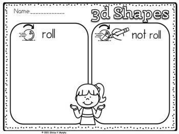 Roll Stack or Slide 3D Shapes | Made By Teachers