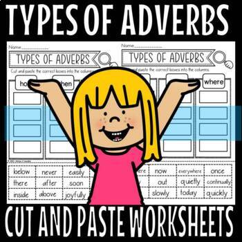 Adverb Cut and Paste | Made By Teachers