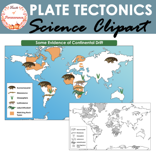Plate Tectonics Clipart and Diagrams & Continental Drift Clipart - Made ...