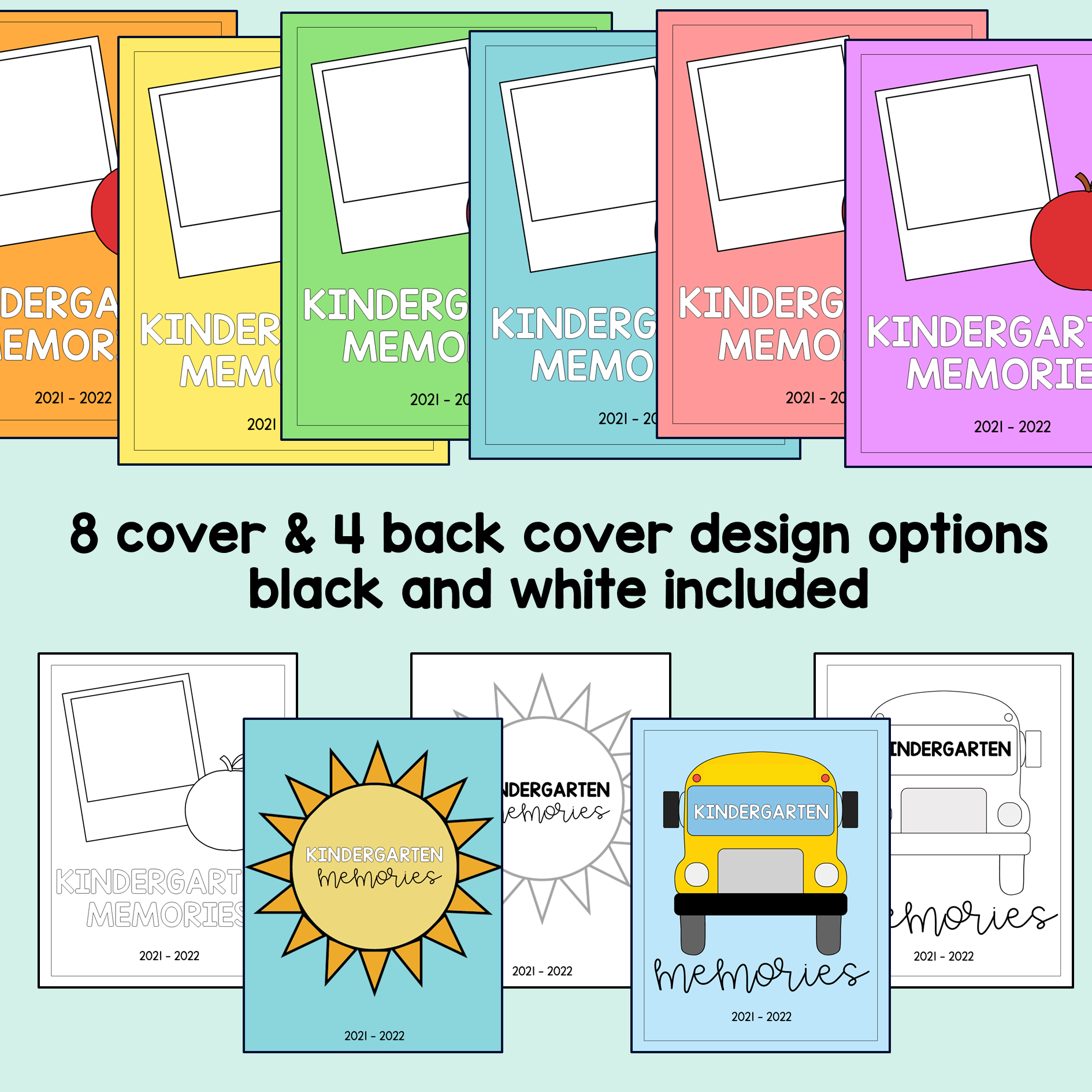 End of Year Memory Book for Kindergarten with Canadian Spelling | Made ...