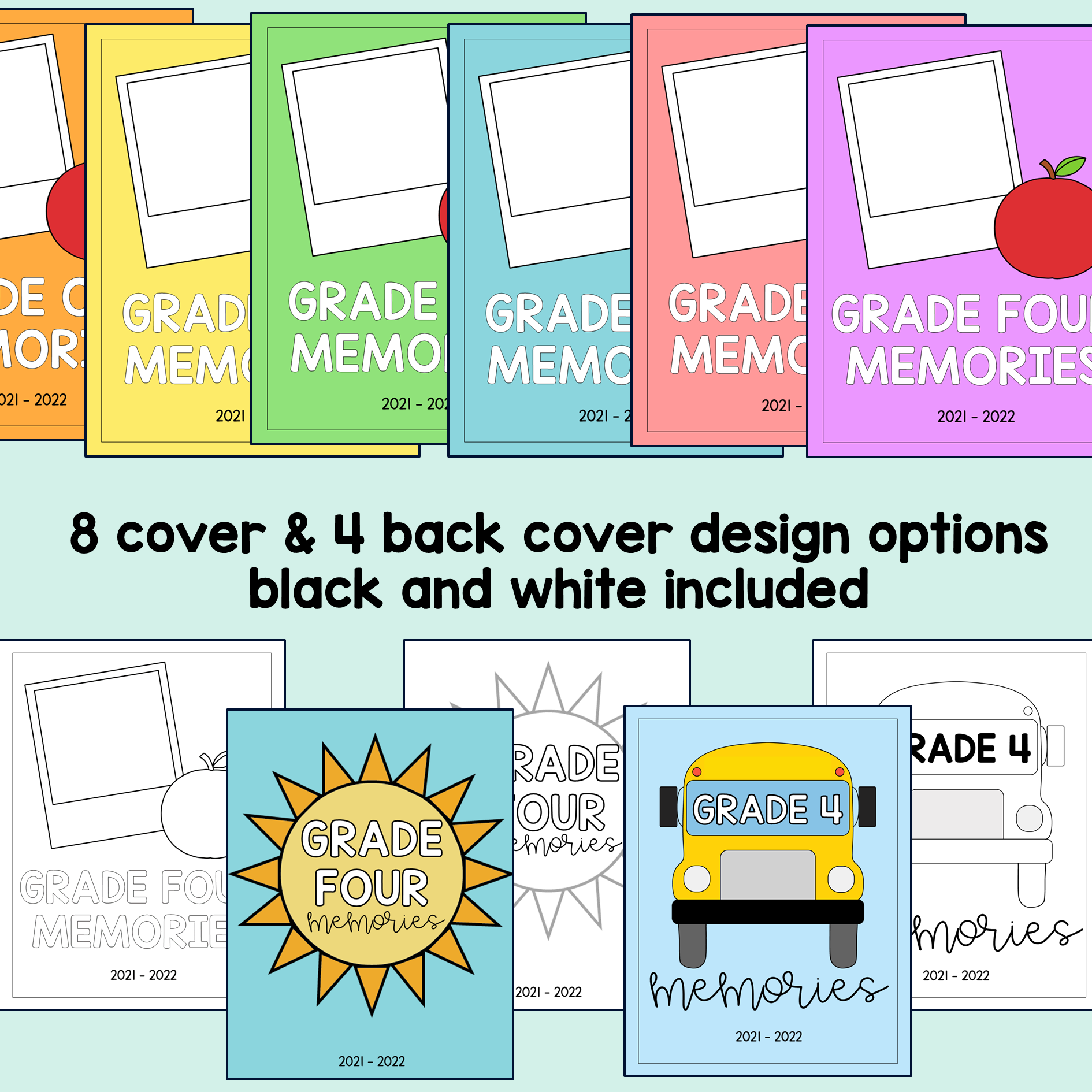 End of Year Memory Book for Grade 4 with Canadian Spelling - Made By ...