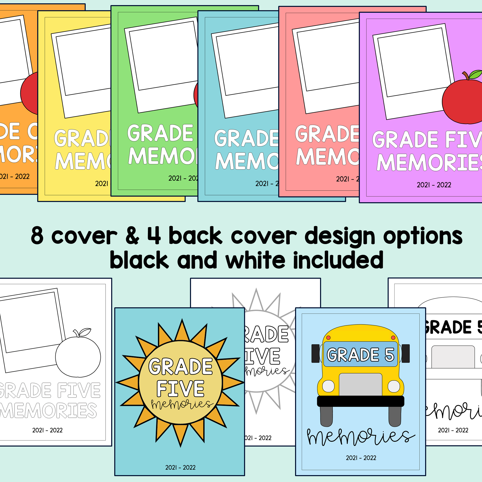 End of Year Memory Book for Grade 5 with Canadian Spelling | Made By ...