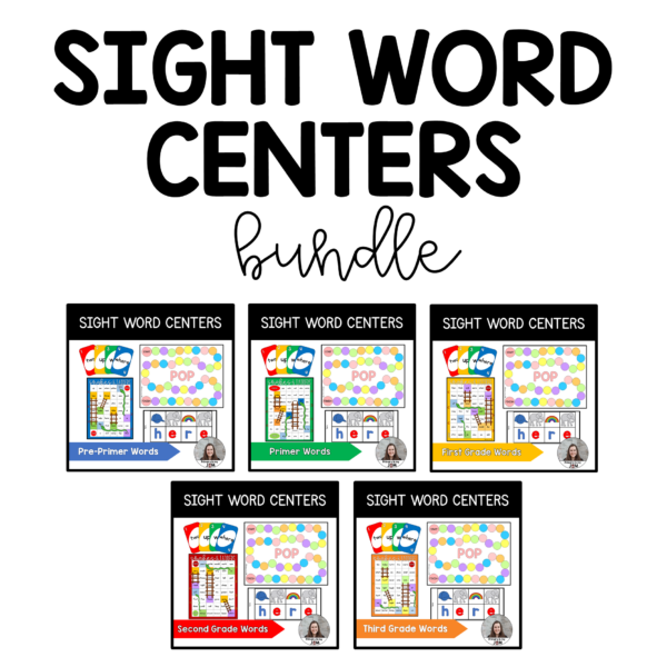 Dolch Sight Word Centers and Games | Made By Teachers